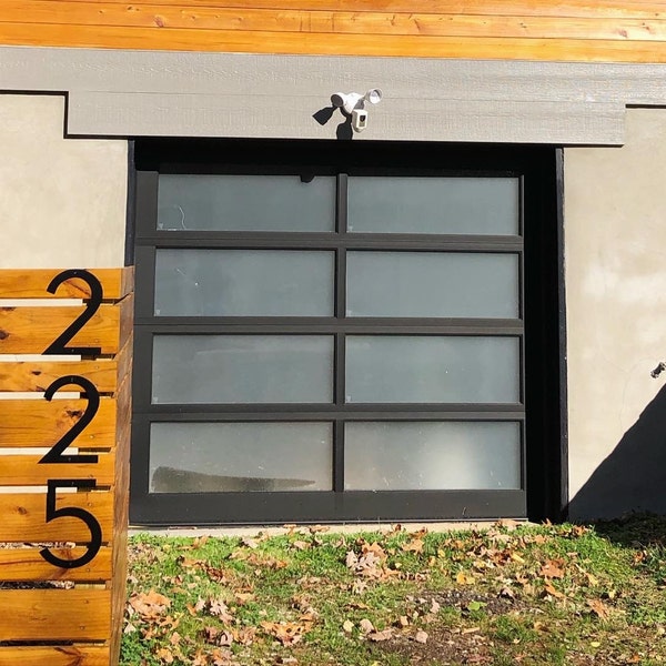 10 Inch Metal House Number - Modern Font House Number - Metal Address ...