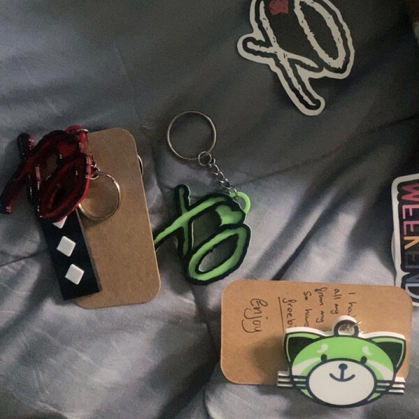 The Weeknd - Starboy Stargirl Keychain - Etsy