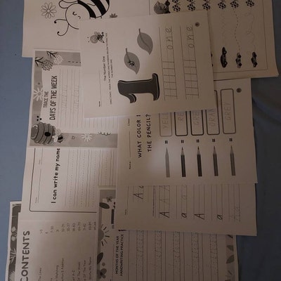 26 Printable Alphabet Word Lists. Preschool-kdg Phonics. - Etsy