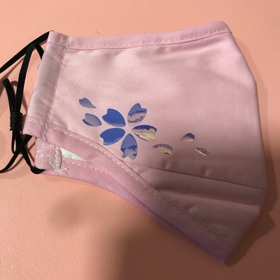 Kawaii Wings Face Mask: Three Cotton Layers Nose Wire and - Etsy