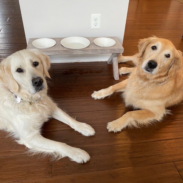 Dog Bowl, Dog Bowl Stand, Raised Dog Bowl Feeder, Elevated Feeder, Farm ...