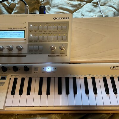 Arturia Keystep Desktop Synth Stand. Wooden Rack for Keystep 32 / 37 ...