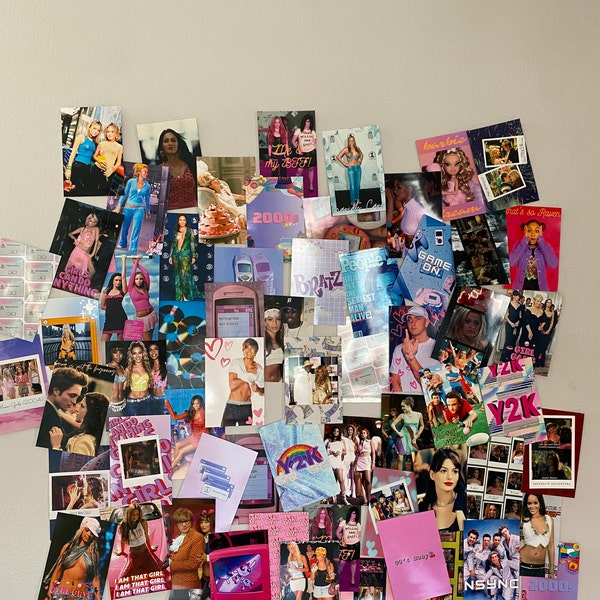 Y2K 2000s Aesthetic Wall Collage Kit: DIGITAL Set of 70 Posters, Early ...