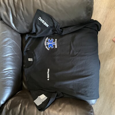 Personalized EMS EMT stars and Stripes With Custom Name or Dept - Etsy