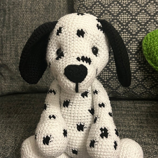 Ace the Dalmatian Crochet Patter, Dog Crochet, Puppy Crochet, Dalmatian ...