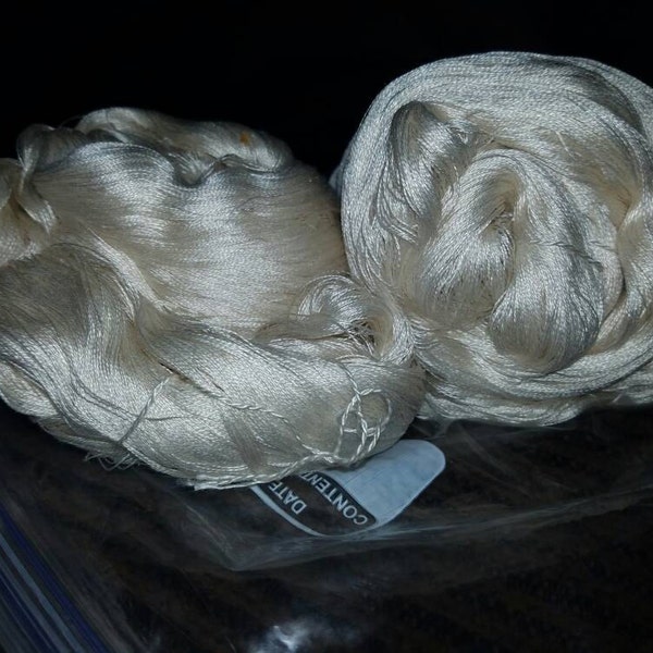 Gossamer Lace Yarn Merino Silk Hand Dyed Laine Et Soie Hematite - Etsy