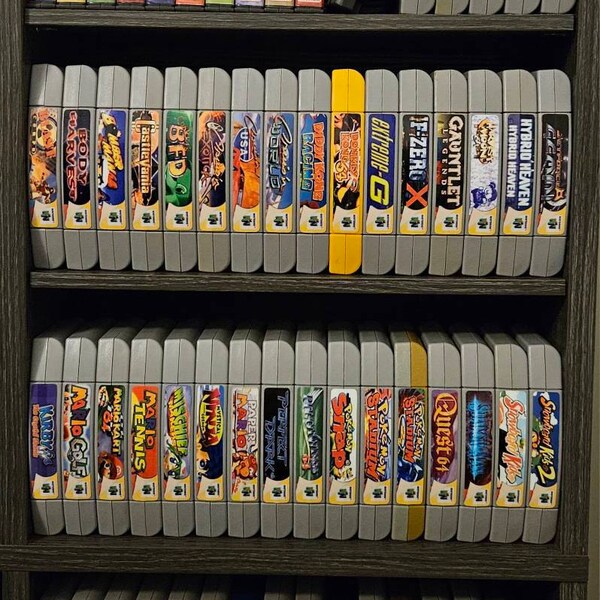 Atari Jaguar Sticker End Labels Set for All 185 Custom Cartridge Game ...