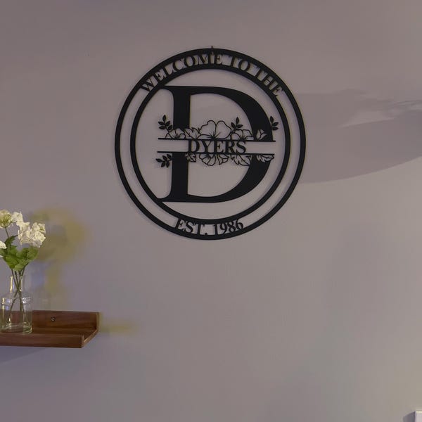 Custom Metal Family Crest Sign / Family Crest / Metal Family Crest ...