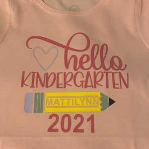 Back to school pre Kindergarten svg hello pre K SVG pre | Etsy