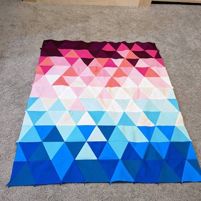 Triangle Fade Quilt Pattern PDF Download - Etsy