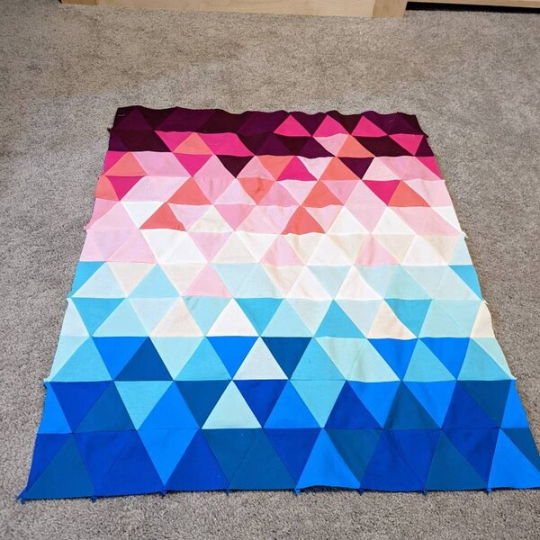 Triangle Fade Quilt Pattern - PDF Download - Etsy