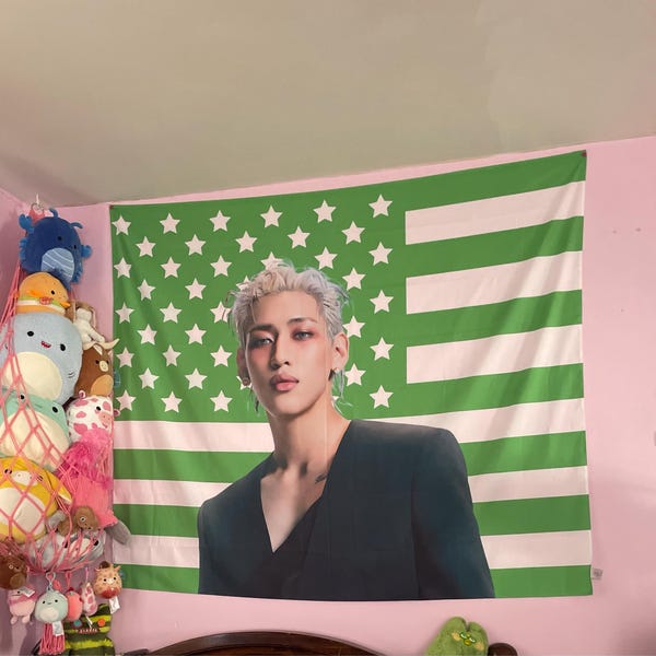 Twice Sana Stunning Visuals American Flag, Sana American Tapestry, Sana ...