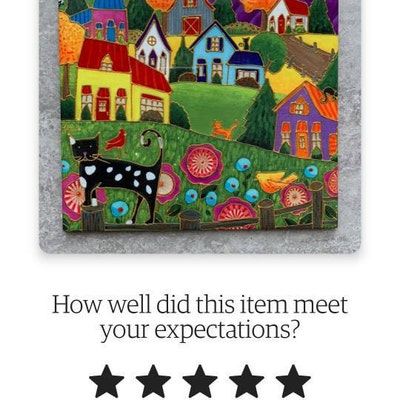 Ceramic Tile Square Trivet Landscape Flower Vase - Etsy