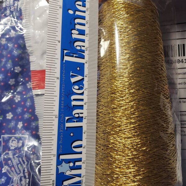 Dull Gold Zari Metallic Thread-hand Machine Embroidery -metallic Sewing ...