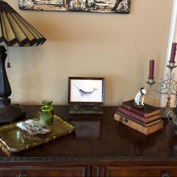 Narwhal, Whale Print, Narwhal Wall Art, Unicorn of the Sea, Whale ...