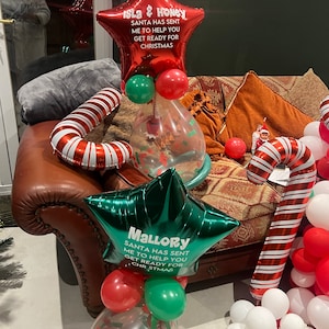 Personalised Elf Arrival Balloon Kit ELF BALLOON Elf POP Balloon - Etsy UK