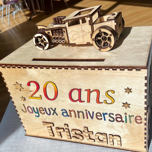 Wooden Bone Shaker Car 3D Puzzle Model With Assembly Instruction ...