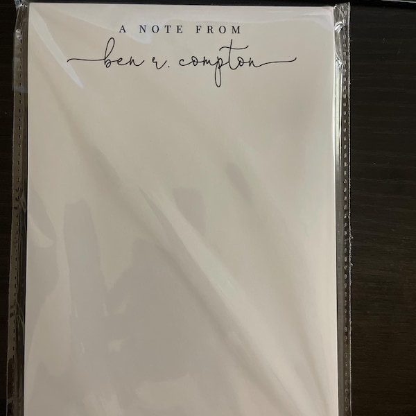 Personalized Script Notepad With for Art Teacher, End of Year School ...