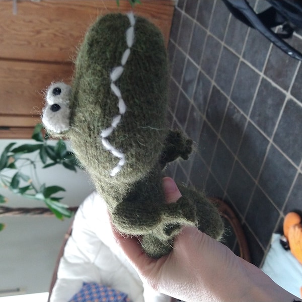 Miles the Crocodile Toy Knitting Pattern - Etsy