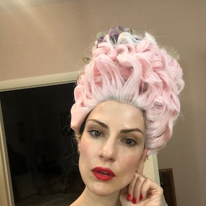 Marie Antoinette Wig, 1700s Wig Powder Wig, Versailles French Wig ...