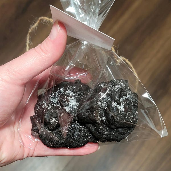 Lumps of Coal/black Cocoa Cookie Recipe/christmas Recipes/seasonal ...
