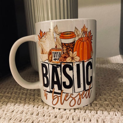 Basic and Blessed PNG Print File for Sublimation or Print, Fall ...