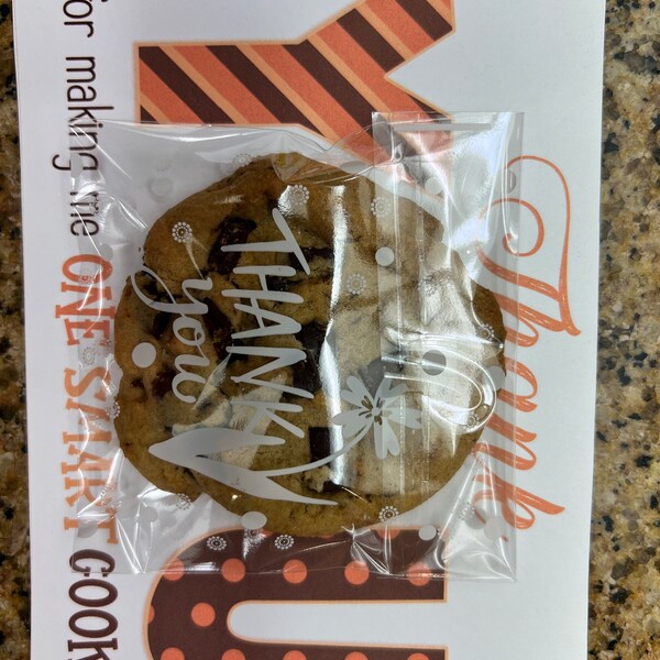 Thank You for Making Me ONE Smart Cookie Card, Teacher Appreciation ...