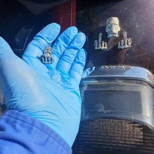 2 Metal License Plate Custom Bolts,middle Finger,flip Off,screw ...