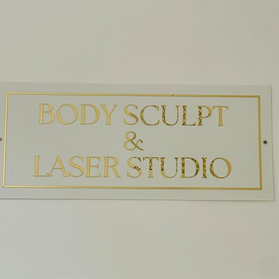 Rectangular Sign, Acrylic Logo Sign, Frosted Acrylic Sign, Custom ...