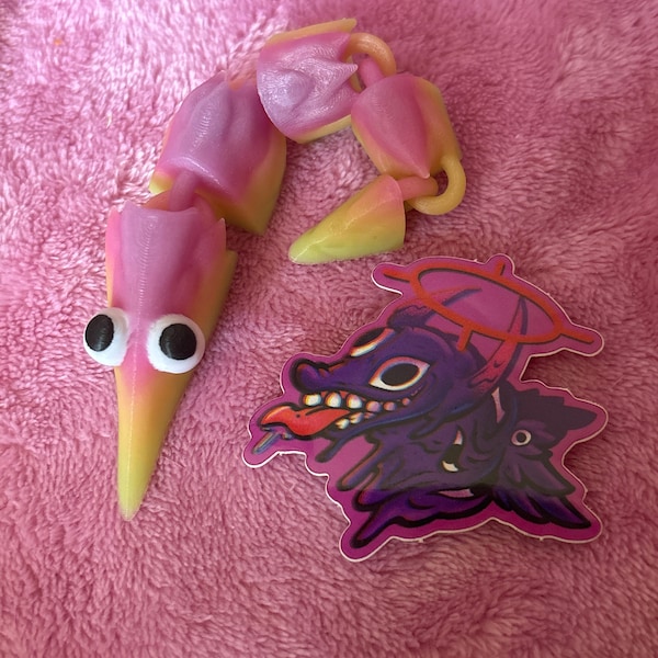 Wiggle Worms | 3D Printed PLA Fidget Toy | Mystery Coloration - Etsy