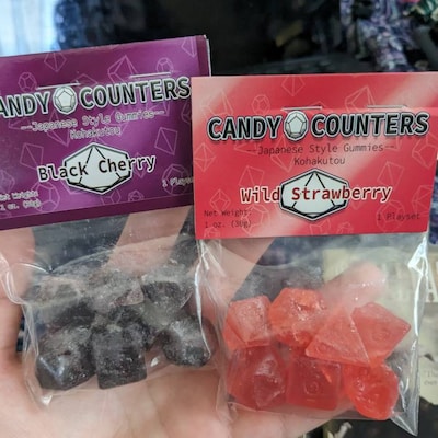 Pineapple Candy Dice, Kohakutou Gummies, Dungeons and Dragons, Roll for ...