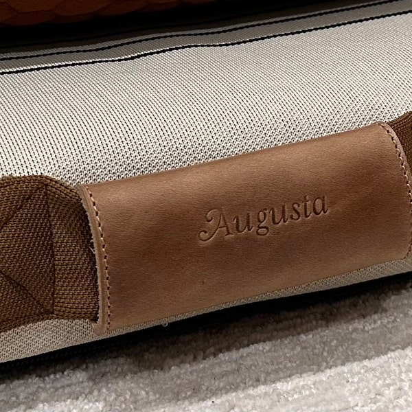 Handmade Leather Handle Cover With Snaps for Luggage. Made to Order ...