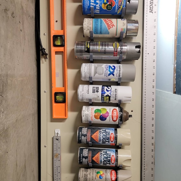 Spray Can Wall Storage Hanging System to Hang Cans | Garage ...
