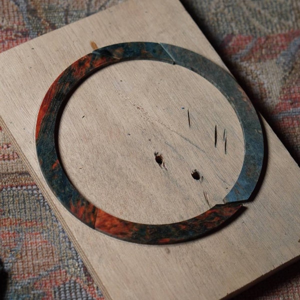 Amber Color. Stabilized Karelian Curly Birch Wood. - Etsy