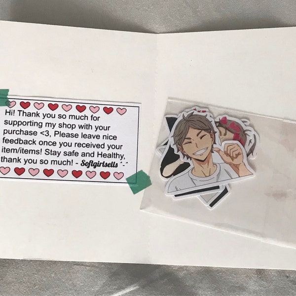 Haikyuu Suga/daichi Stickers - Etsy