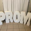 30 Tall Large PROM Table Base Foam Letters 8 Deep Letters Party Decor ...