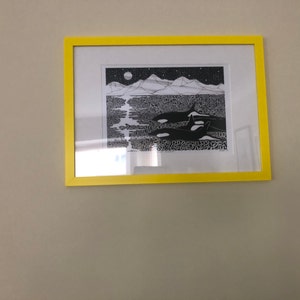 A3 Green Picture Frame Lilac A5 Photo Frame Blue A2 Photo | Etsy