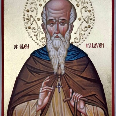 Saint Abigail Icon, St. Gobnait Icon, Deborah Religious Icon, Icon Hand ...