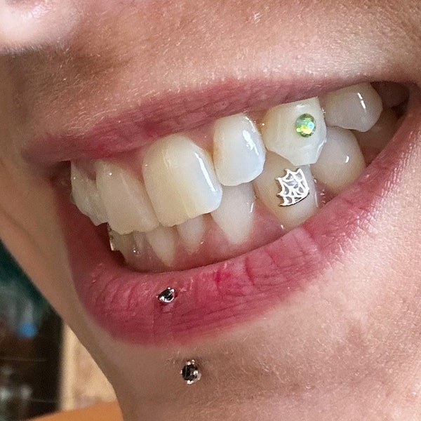 18k Gold Tooth Gems - Etsy