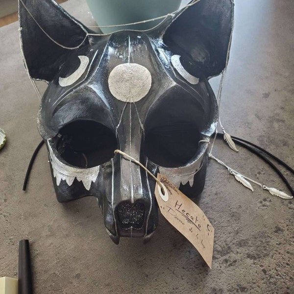 Fox Skull Mask - Hecate [gold Ver.] | Mask Fox Larp Gn Furry Roleplay ...