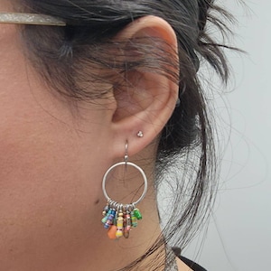 Circuit Board Earrings Techie Gift Gold and Blue Computer Earrings Electronic Jewelry Electrical ...