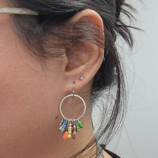 Resistor Earrings - Geek Chic Earrings - Sterling Dangle Earrings ...