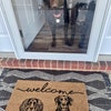 Personalized Dog and Cat Gift, Welcome Mat Cats and Dogs, Custom Dog ...