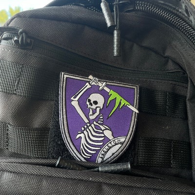 Ace Combat 7 Inspired, Skeleton Squadron, Military Morale Patch - Etsy