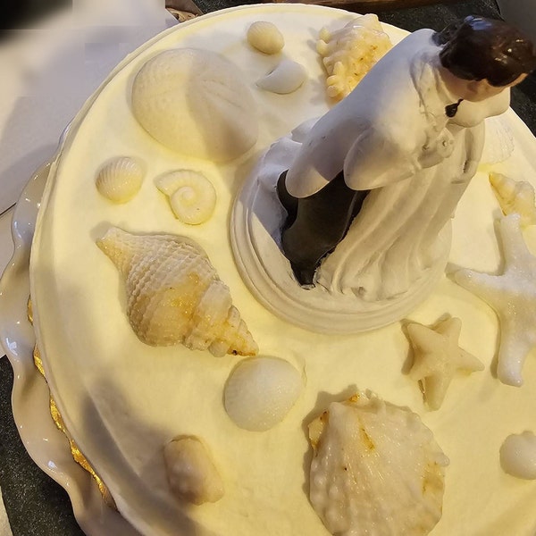 Hard Candy Edible Sugar Shells - Very Detailed - Cupcake or Cake Topper ...