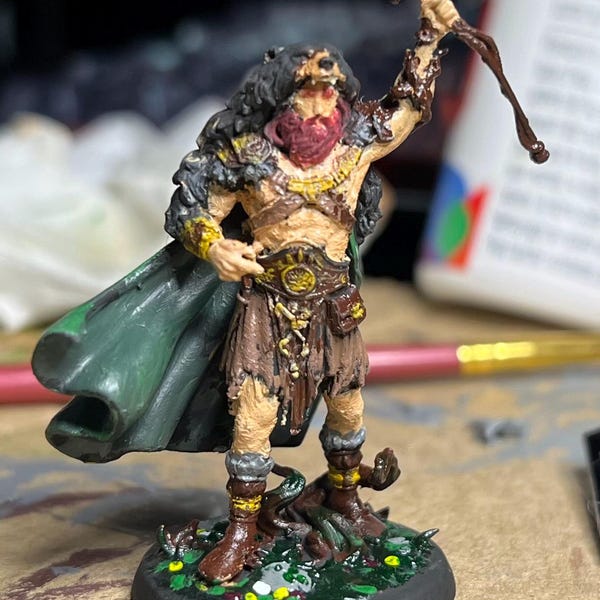 Druid Miniature - Dnd Miniatures - Role Playing Game - Tabletop ...