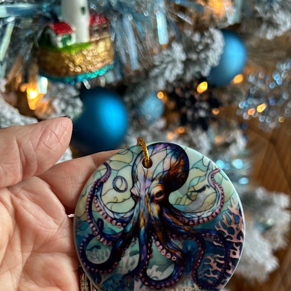 Starry Night Ornament, Van Gogh Inspired, Starry Night Gifts, Night Sky ...