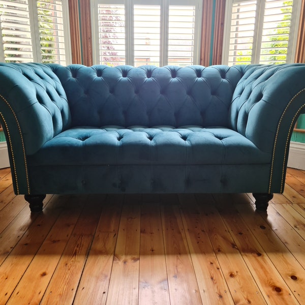 C-shaped Circular Chesterfield Style Faux Leather Domestic or ...