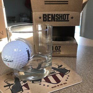 Benshot Golf Ball Rocks Glass 11oz - Etsy