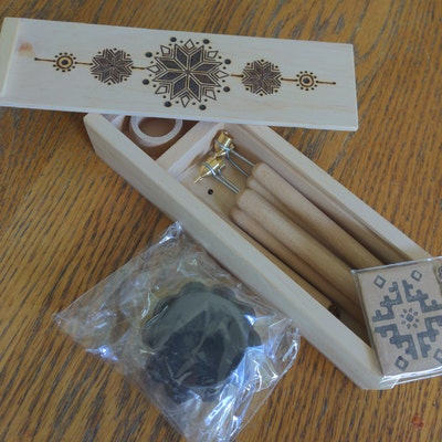 Ukrainian Egg Decorating Kit, Pysanky Supplies, Hot Wax Pens, Pysanky ...